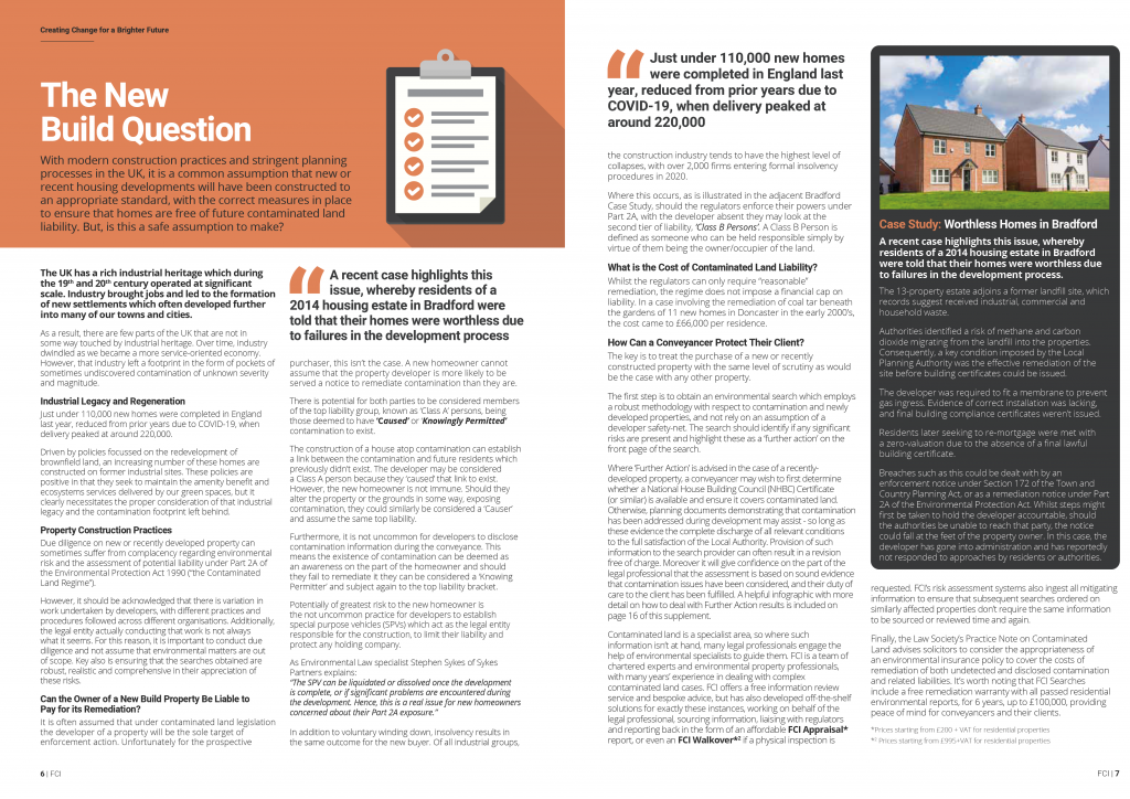 The New Build Question - Future Climate Info