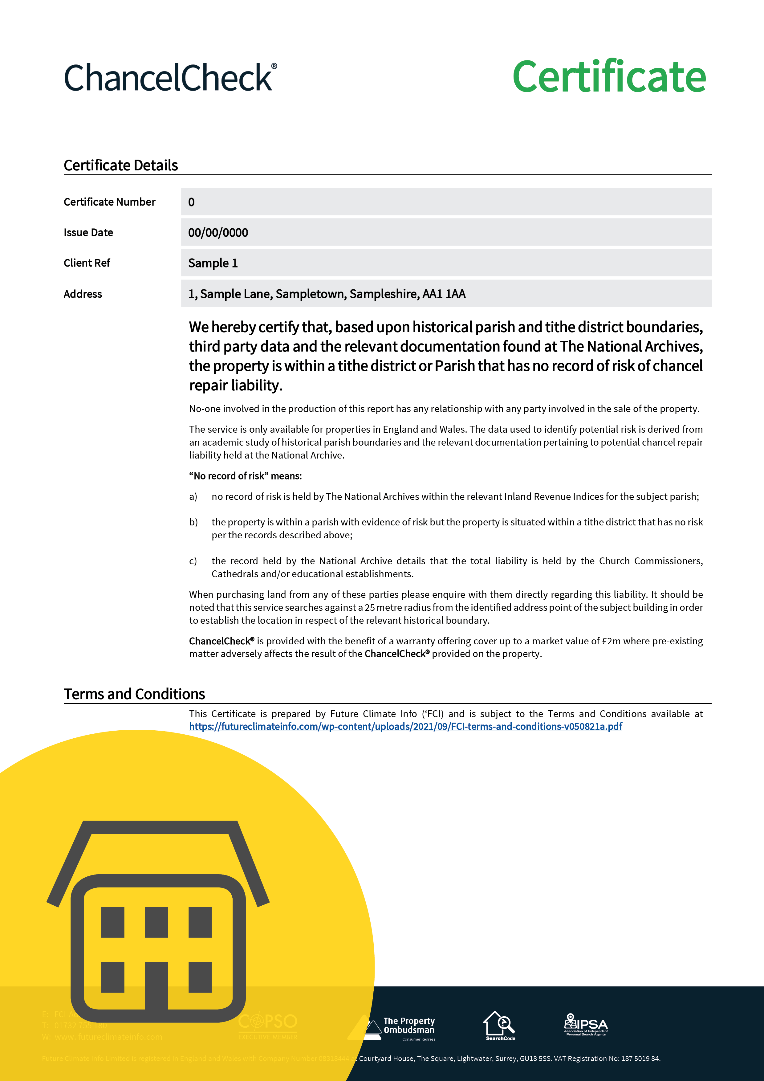 Chancel Repair Liability - Future Climate Info